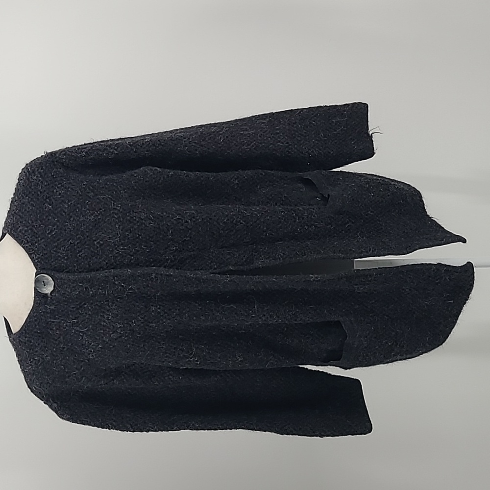 Vintage The Peruvian Connection Gray Cardigan Sweater… - Gem